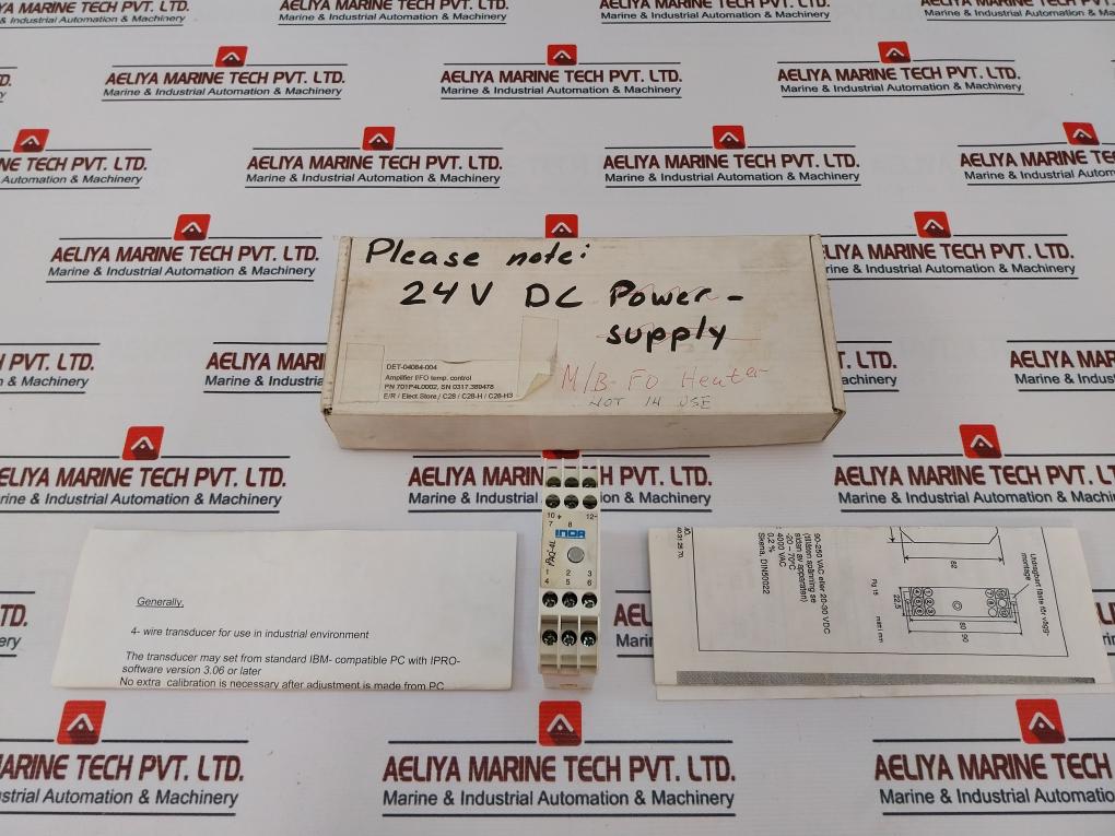 Inor Ipaq-4L Temperature Transmitter 70Ip4L0002 24Vdc – Aeliya Marine Tech
