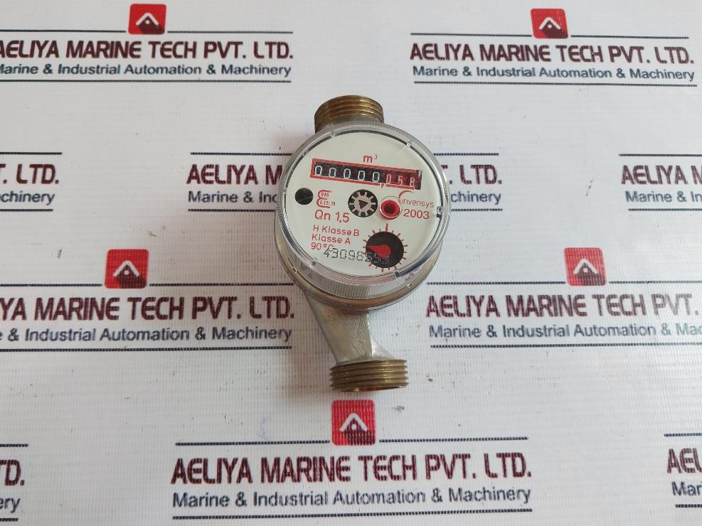 Invensys 2003 Water Flow Meter Qn 1,5 H Klasse B Klasse A – Aeliya ...