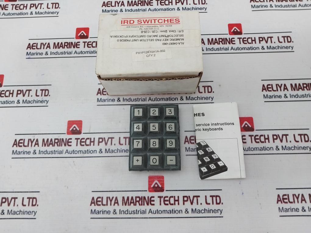 Ird Switches Px1P12K10A1A-002 Numeric Keypad Selector Unit – Aeliya ...