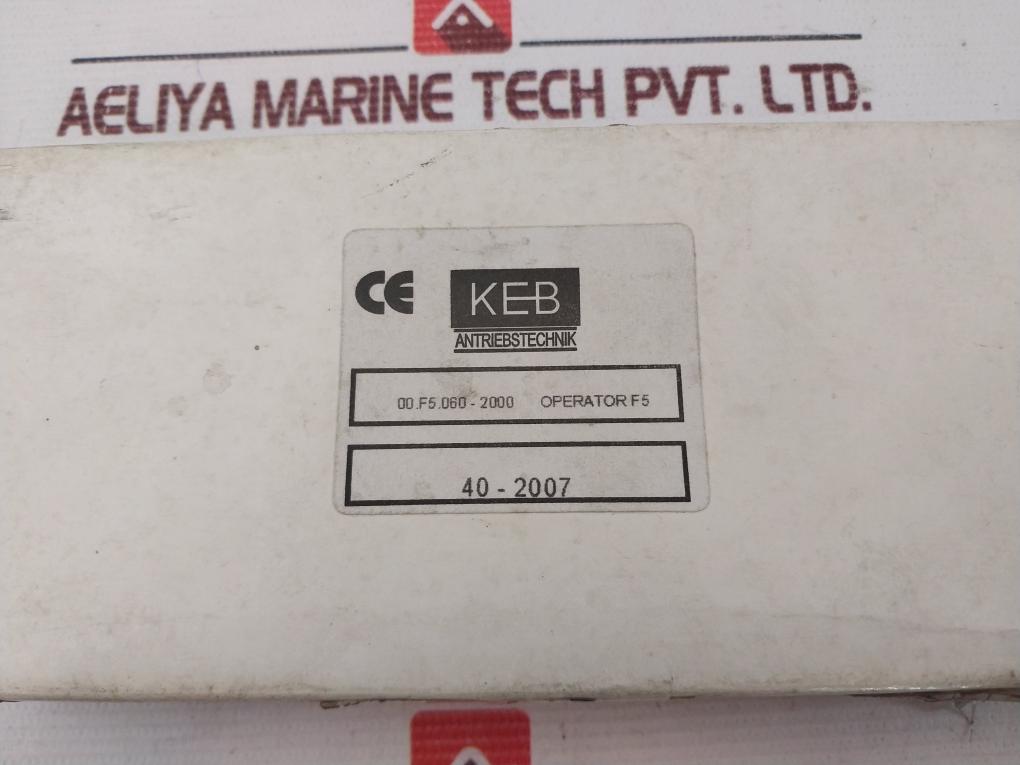 Keb 00.F5.060-2000 Inverter Operation Panel – Aeliya Marine Tech®