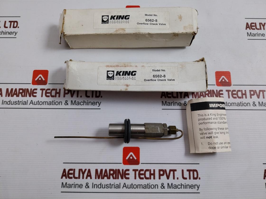 King Engineering 6562-8 Overflow Check Valve - Aeliya Marine Tech