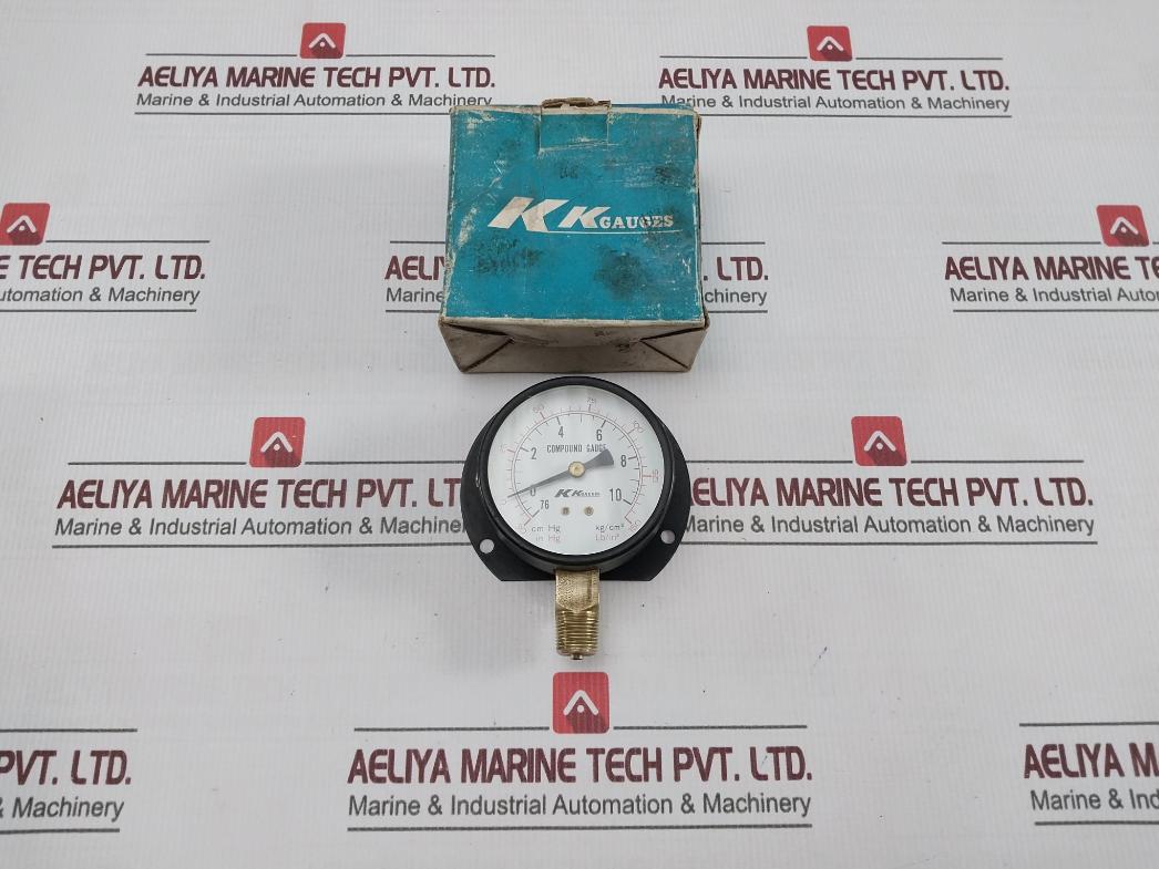 Kk Gauges Compound Pressure Gauge 3" Cm Hg -76 To 10 Kg/Cm2 – Aeliya ...
