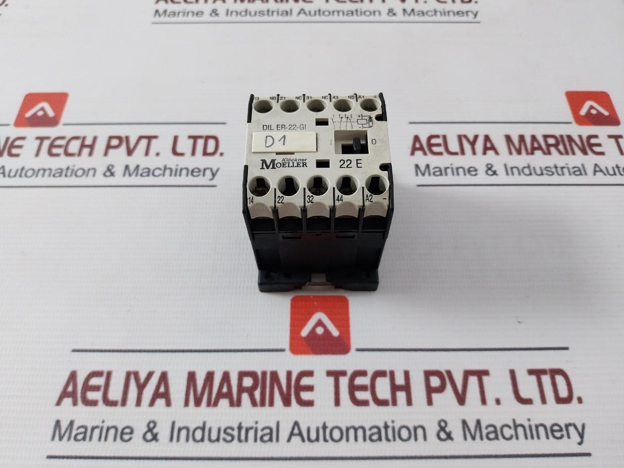 Klockner Moeller Dil Er-22-gi Contactor Relay 22E 24V Dc 10A – Aeliya ...