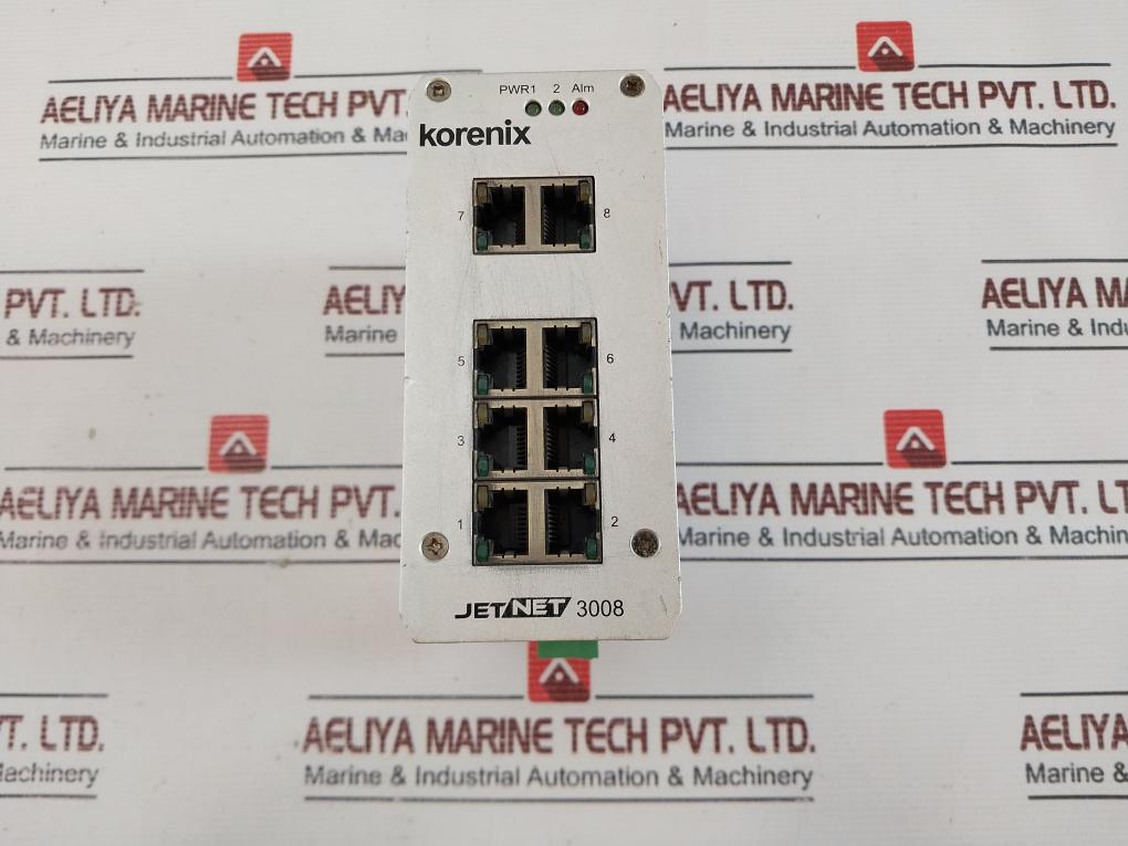 Korenix Jetnet 3008 Gigabit Managed Ethernet Switch 24 Vdc 0.22A ...