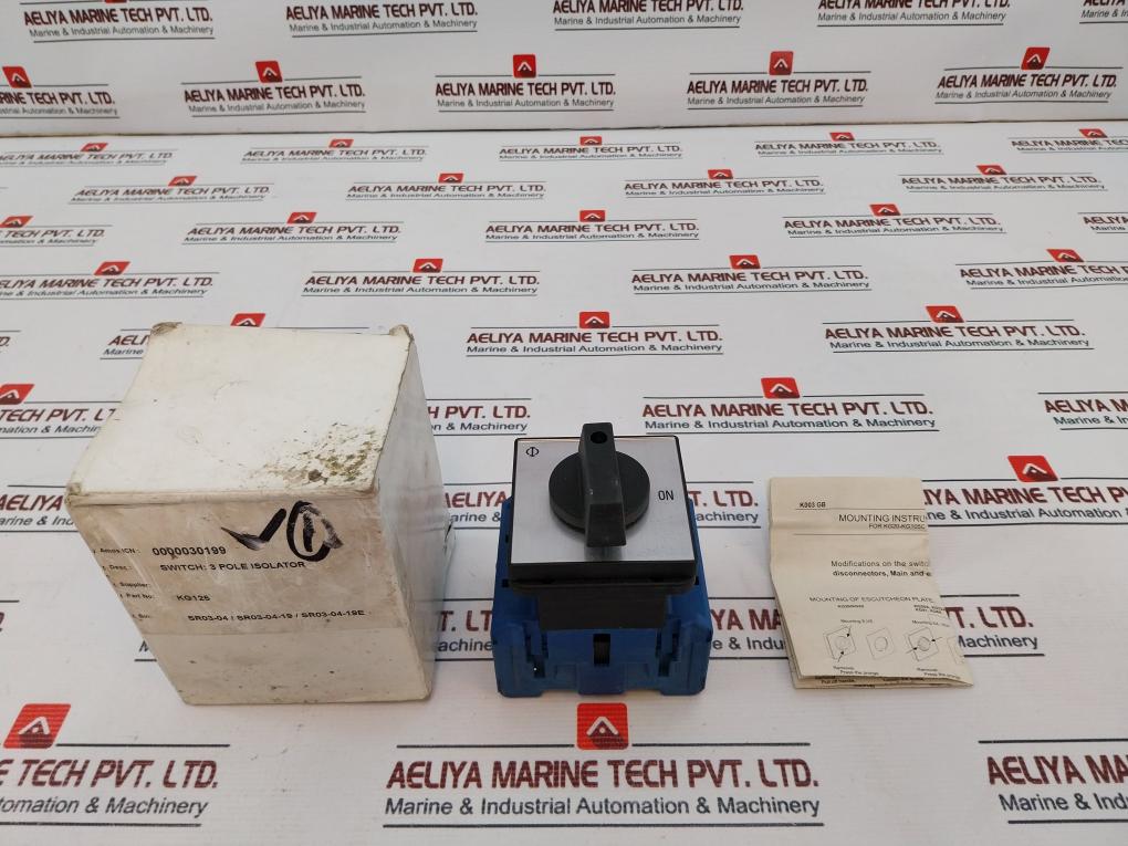 Kraus & Naimer Kg105.T303 3 Pole Isolator Switch Gb14048.3 – Aeliya Marine Tech