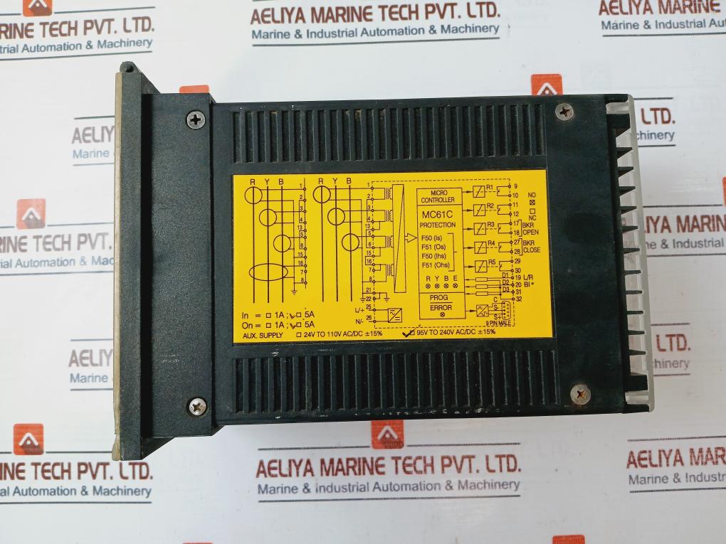 L&T Mc61C Over Current Earth Fault Protection & Control Relay 5A ...