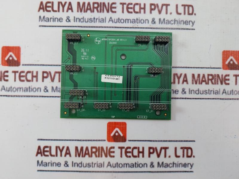 Larsen & Toubro Mpr0078pcb04_mb Printed Circuit Board Card, Rev 3.1, 9 ...
