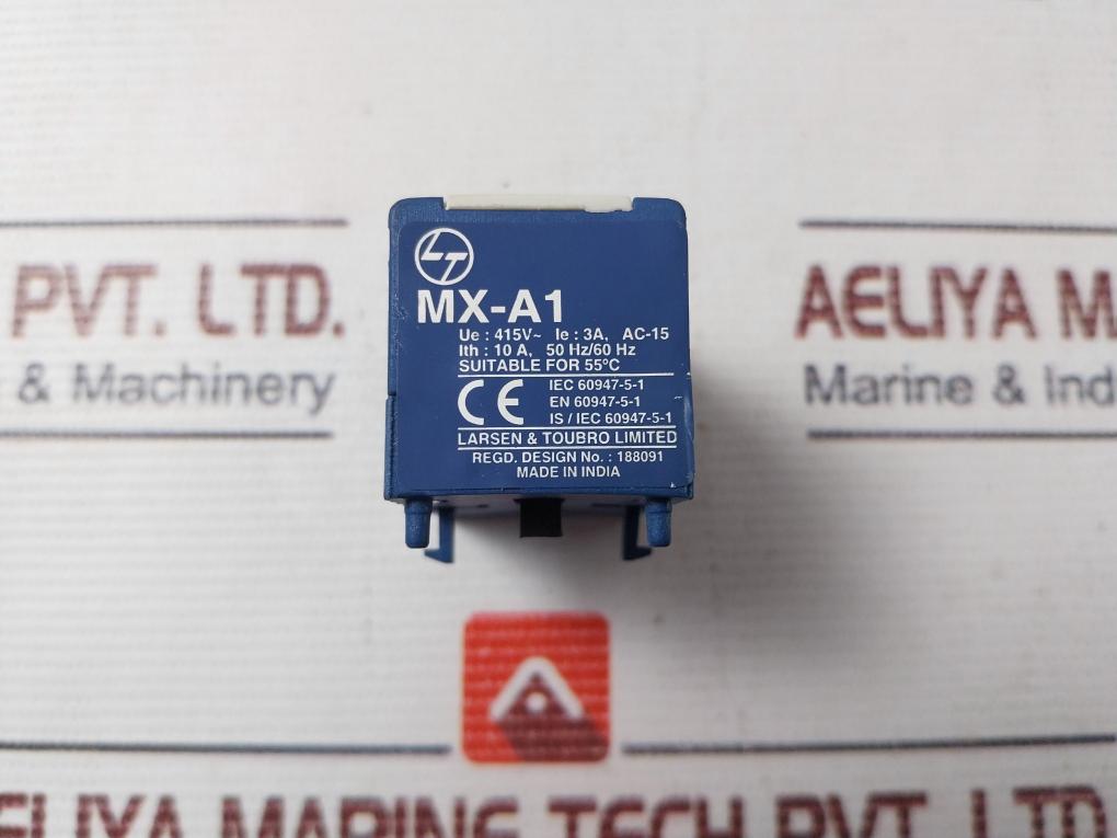 Larsen & Toubro Mx-a1 Mini Power Contactor With Relay 415V 3A 50Hz/60H ...