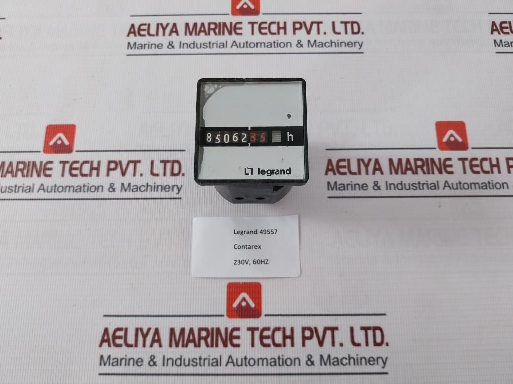 Legrand 49557 Contarex Hour Counter 230V 60Hz – Aeliya Marine Tech