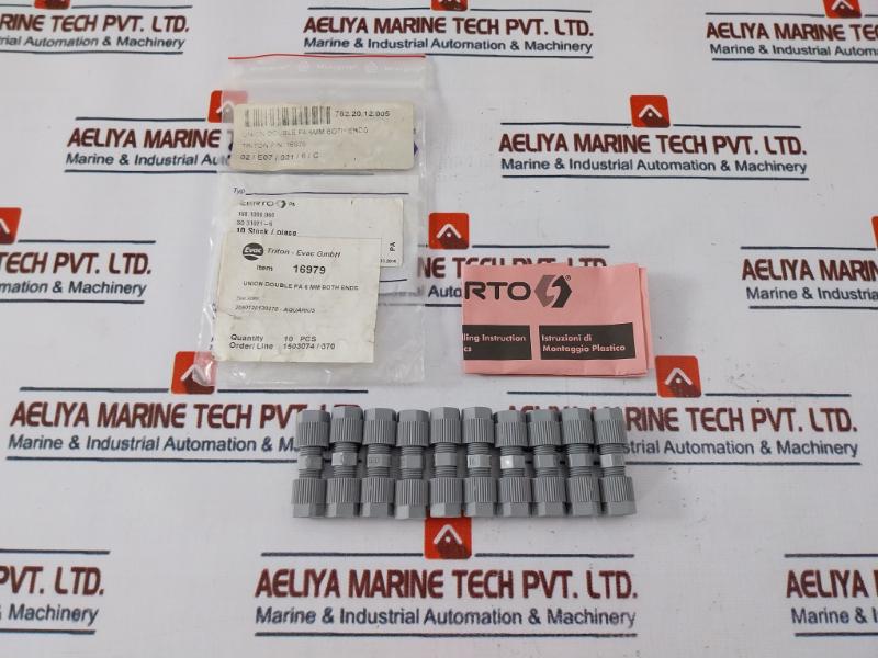 Lot Of 5x Serto 6 Mm Compression Fittings Straight Panel Mount Union 1 ...