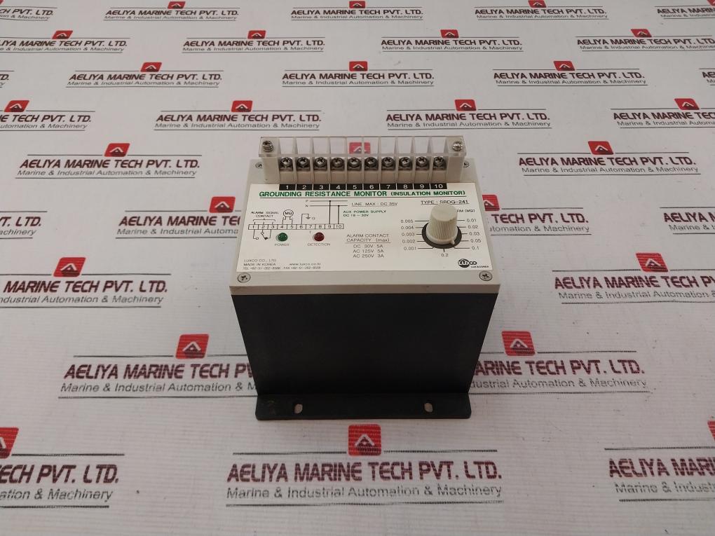 Luxco Sbdg-241 Grounding Resistance Monitor 125V 5A – Aeliya Marine Tech
