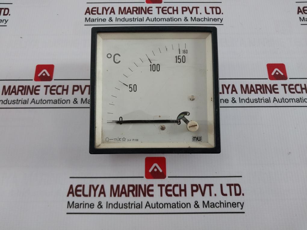 M&W Dbq 96 Analog Meter With Celsius Scale Pt100 24V Dc – Aeliya Marine ...
