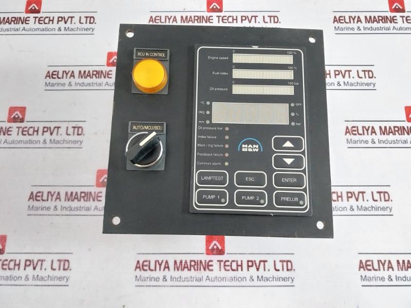 Man B&W Panel 3171197-4 Panel Module Marine Engine Controller Indicato ...
