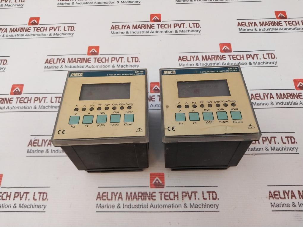 Meco Em08 Single Phase Multifunction Meter 300Vac 5A – Aeliya Marine Tech