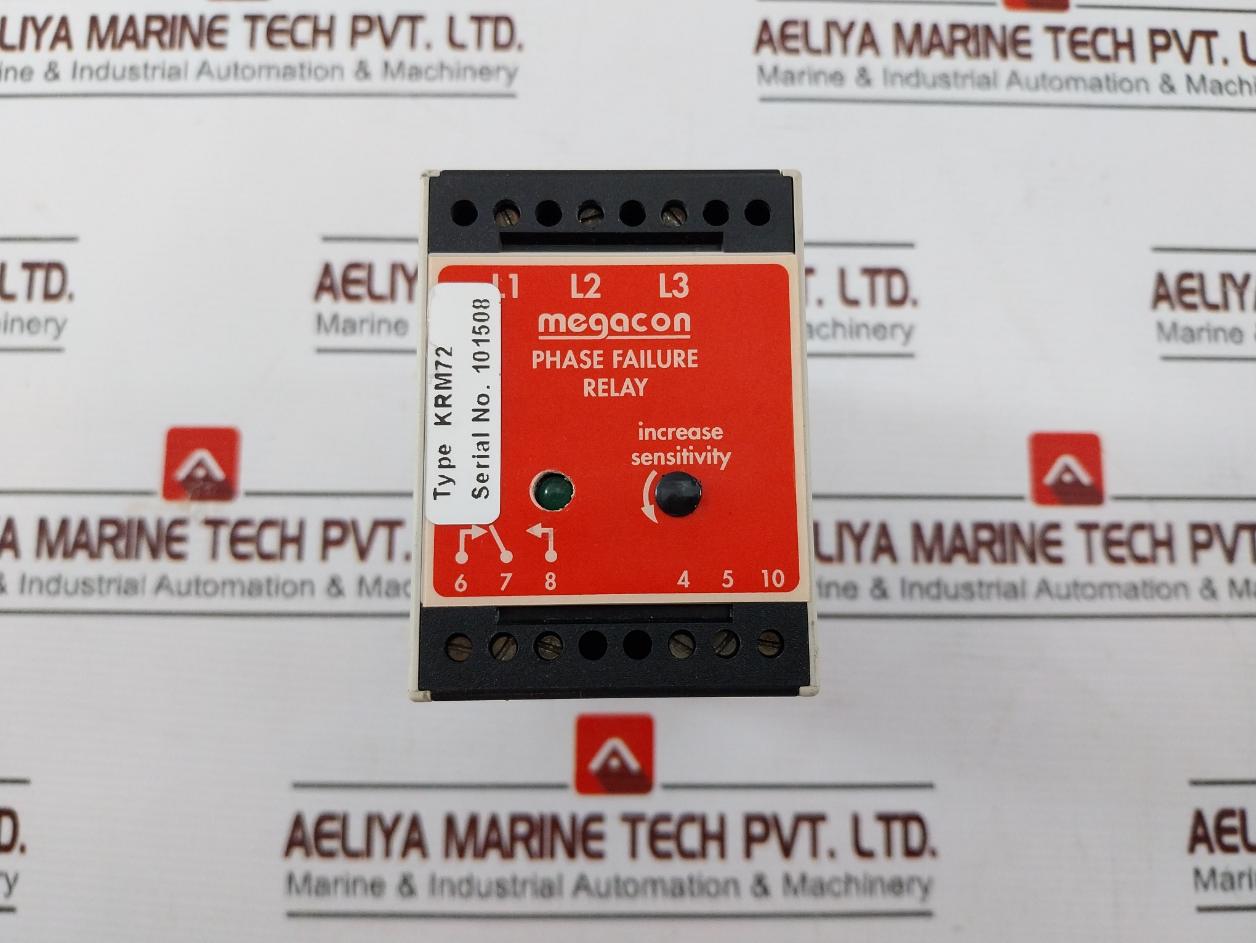 Megacon Krm72 Phase Failure And Sequence Relay 380/440V 50/60Hz ...