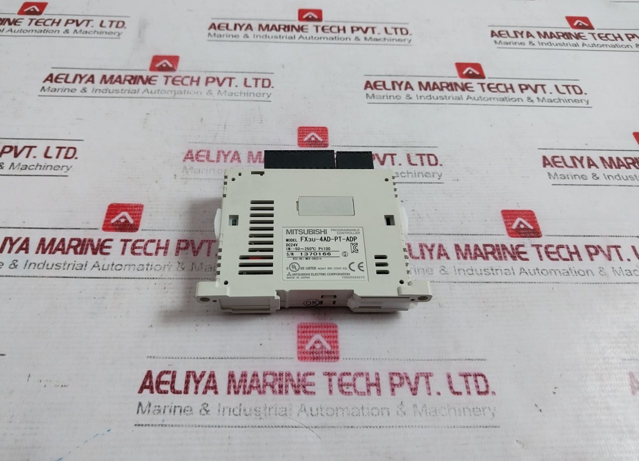 Mitsubishi Electric Fx3U-4Ad-pt-adp Analog Input Module Pt100 Dc24V ...