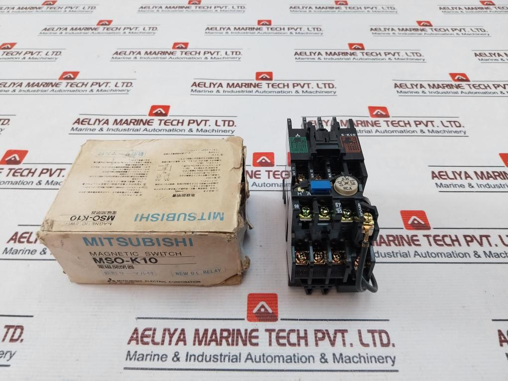 Mitsubishi Mso-k10 Magnetic Switch Contactor With Overload Relay Th-k1 ...
