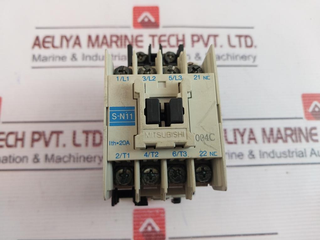 Mitsubishi S-n11 Magnetic Contactor 20A 50/60Hz – Aeliya Marine Tech