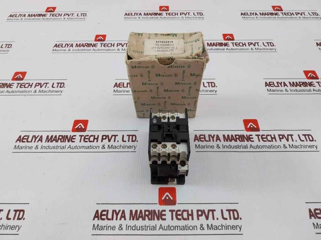 Moeller Dil00Am Air Gap Contactor 3 Pole Break 250Vdc Max 20A 50-60 Hz ...