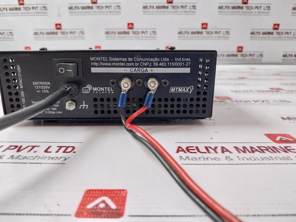 Montel Telecom Mtac1210 Power Supply 13.6V@10A, Bivolt – Aeliya Marine Tech