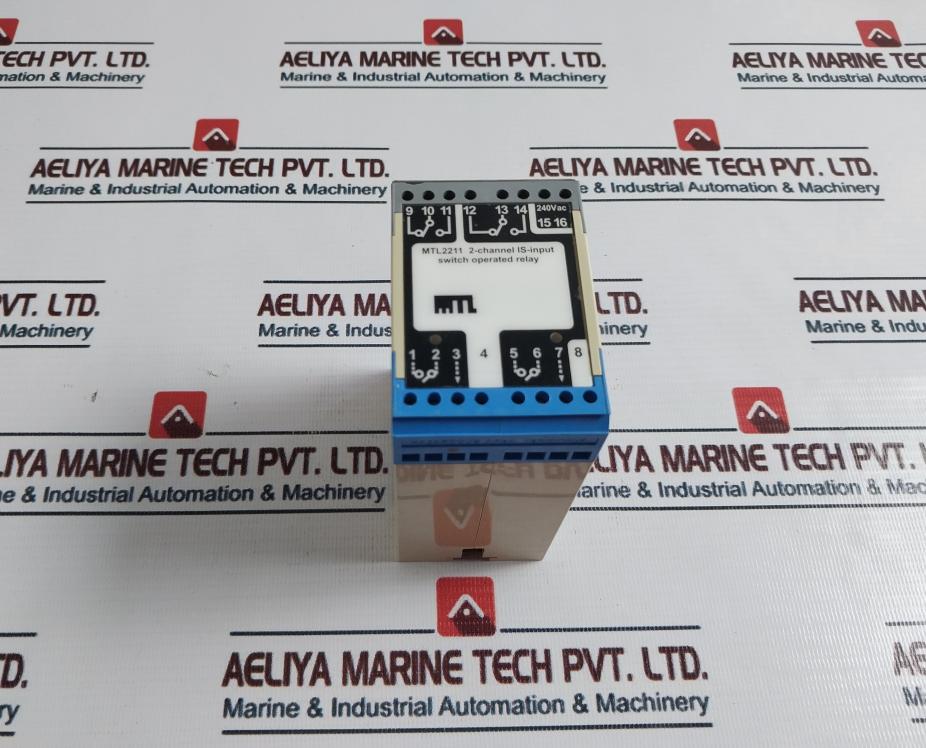 Mtl Mtl2211 2-channel Is-input Switch Operated Relay – Aeliya Marine Tech