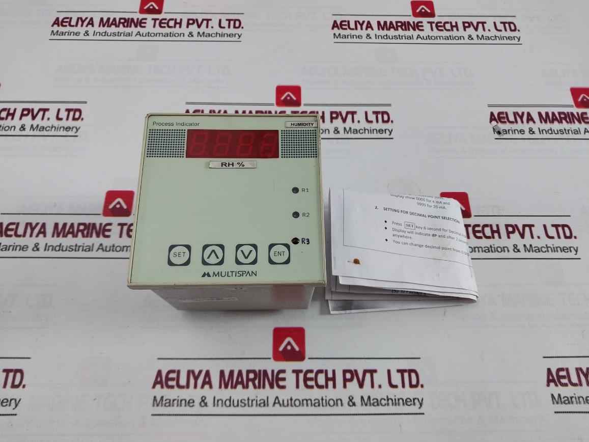 Multispan Process Indicator 230V Ac 24V Dc 4-20Ma - Aeliya Marine Tech
