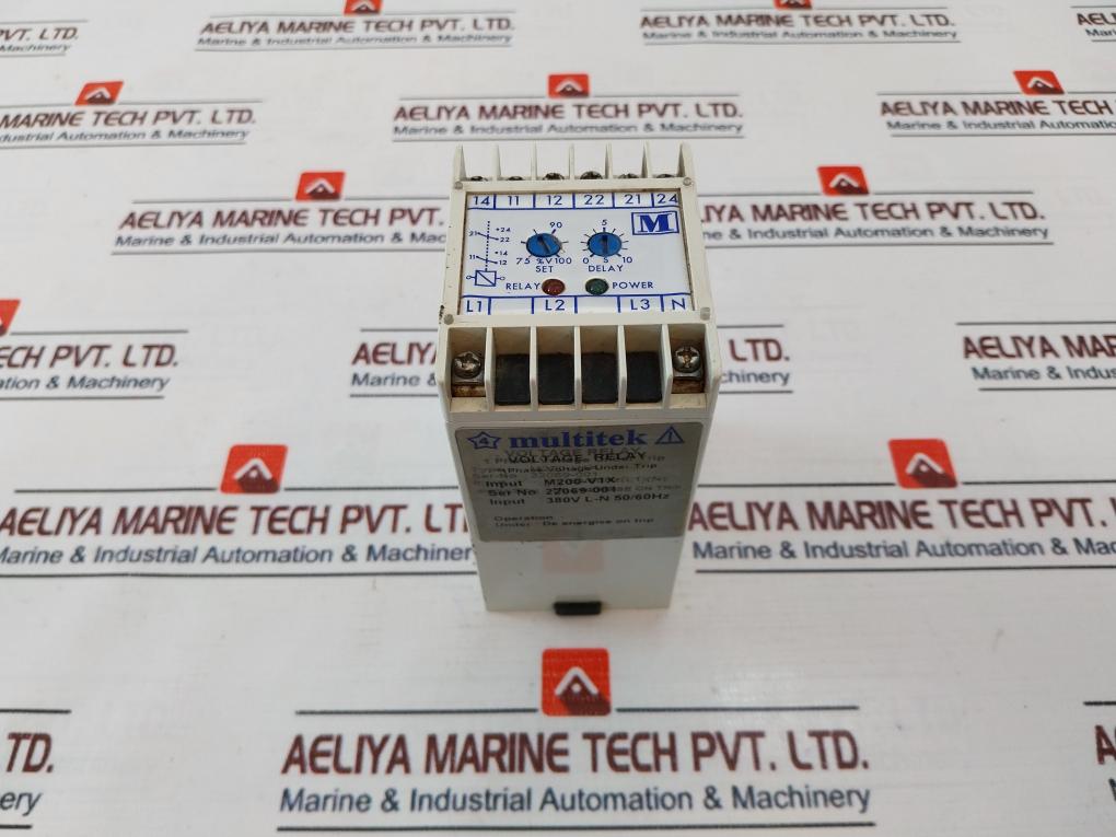 Multitek M200-v1X Voltage Relay 220V 50/60Hz – Aeliya Marine Tech