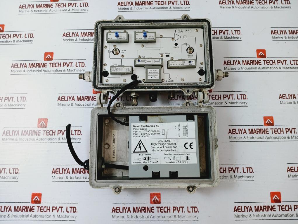 Naval Electronics Psa 350 Power Supply And Amplifier 230V Ac 24V Dc Li ...