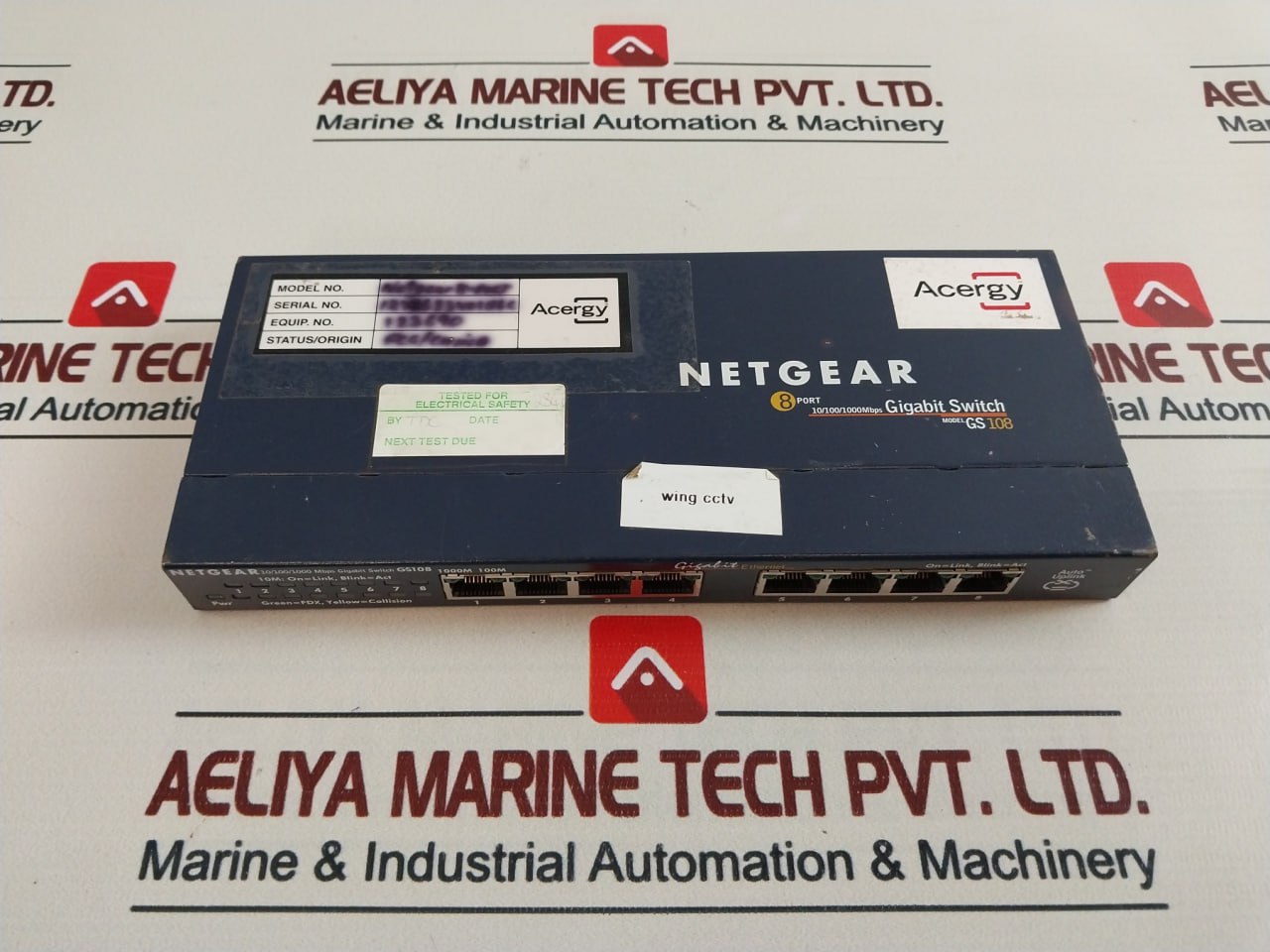 Netgear Gs108 Gigabit Ethernet Switch 8 Port 10/100/1000Mbps – Aeliya ...