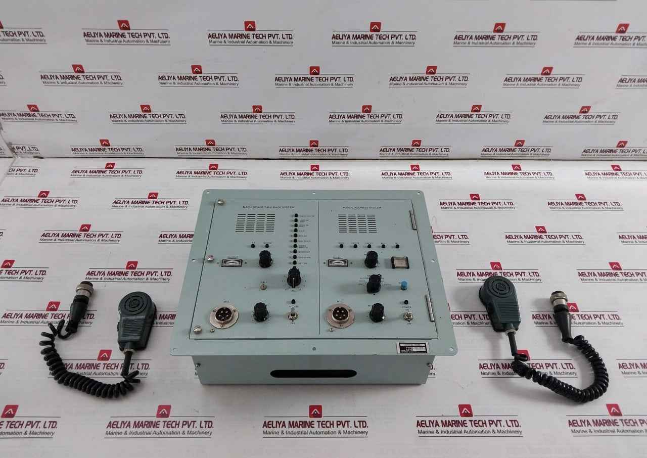 Nippon Hakuyo 0He-1075 Public Address System Control Panel Wm-3 Imp ...