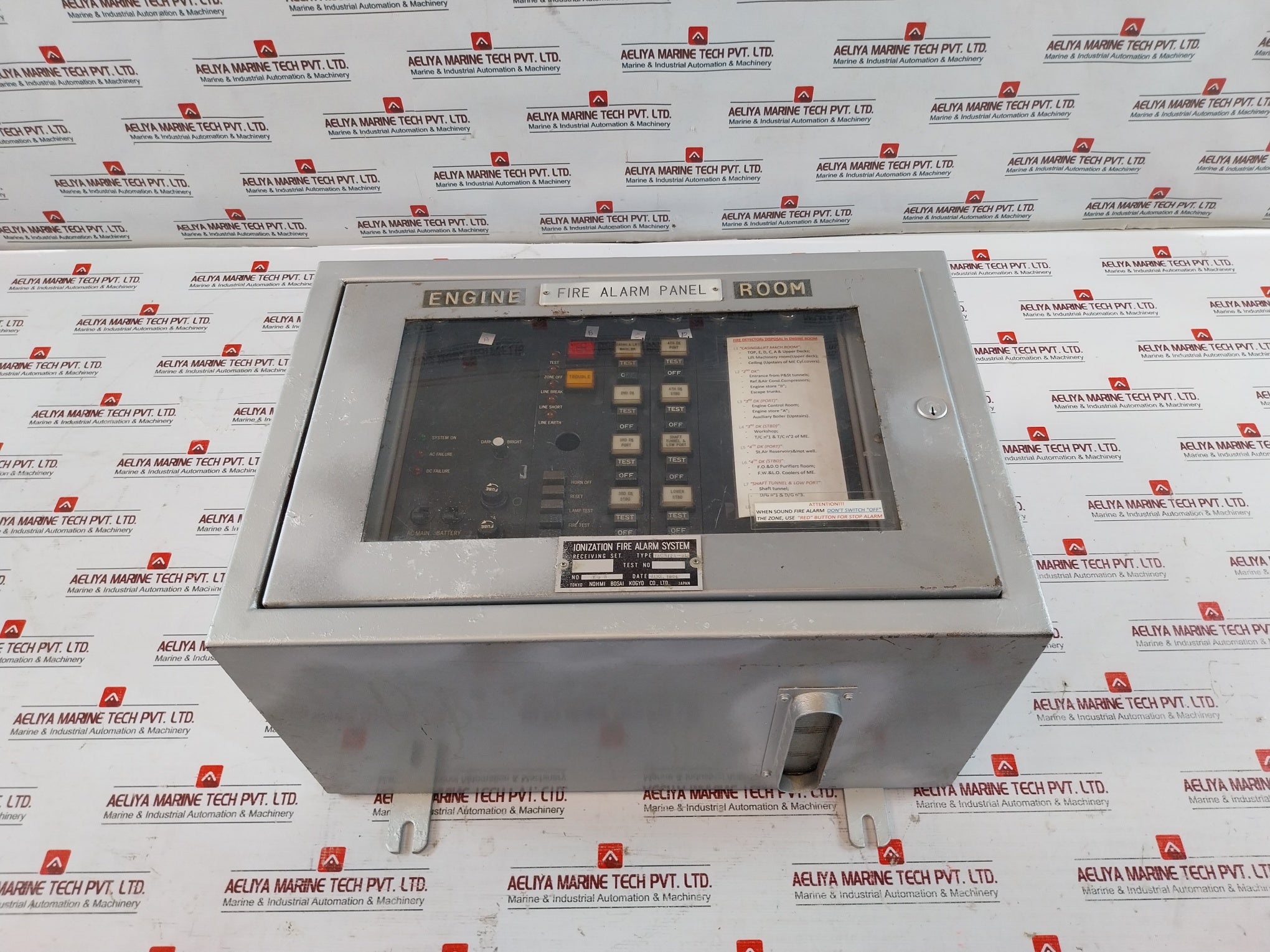 Nohmi Bosai Fac512A-8L Fire Alarm Panel For Engine Room – Aeliya Marine ...