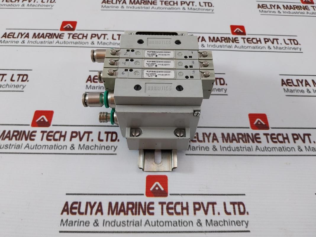 Numatics R2Fbbdz4Mk00061 Pneumatic Manifold W/ Double Solenoid Valve M ...