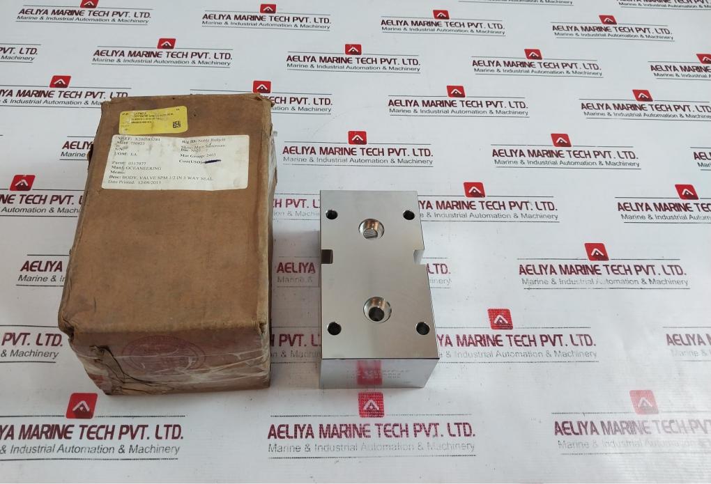 Oceaneering 0317977-ac 1/2" 3-way Valve Body Spm Seal 3-5 Ksi Pressure ...