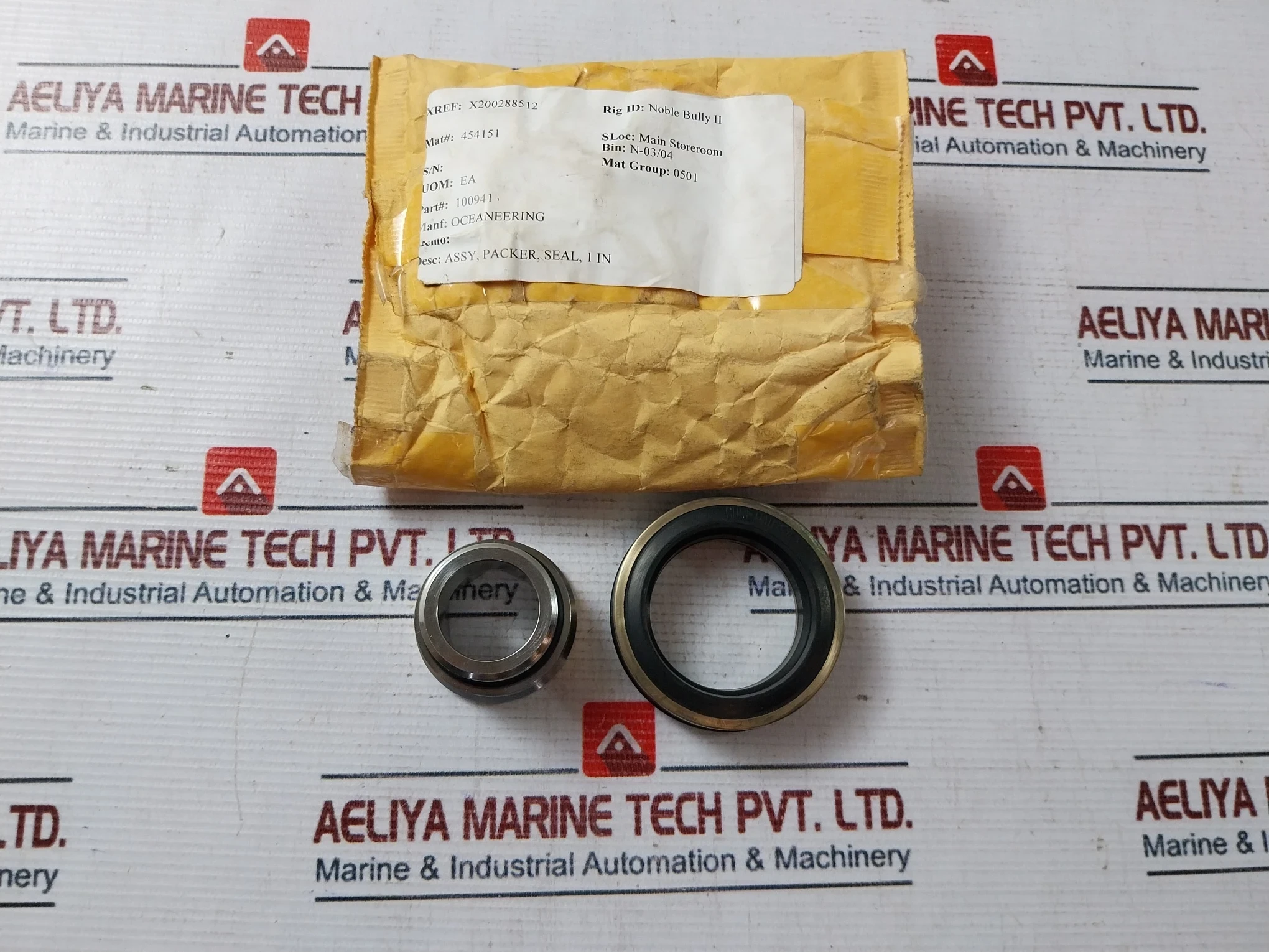 Oceaneering 100941 Seal Packer Assembly – Aeliya Marine Tech
