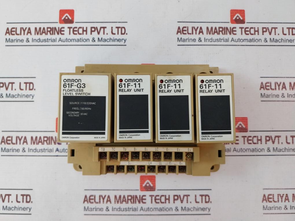Omron 61F-g3 Floatless Level Switch With 61F-11 Relay Unit – Aeliya Marine Tech