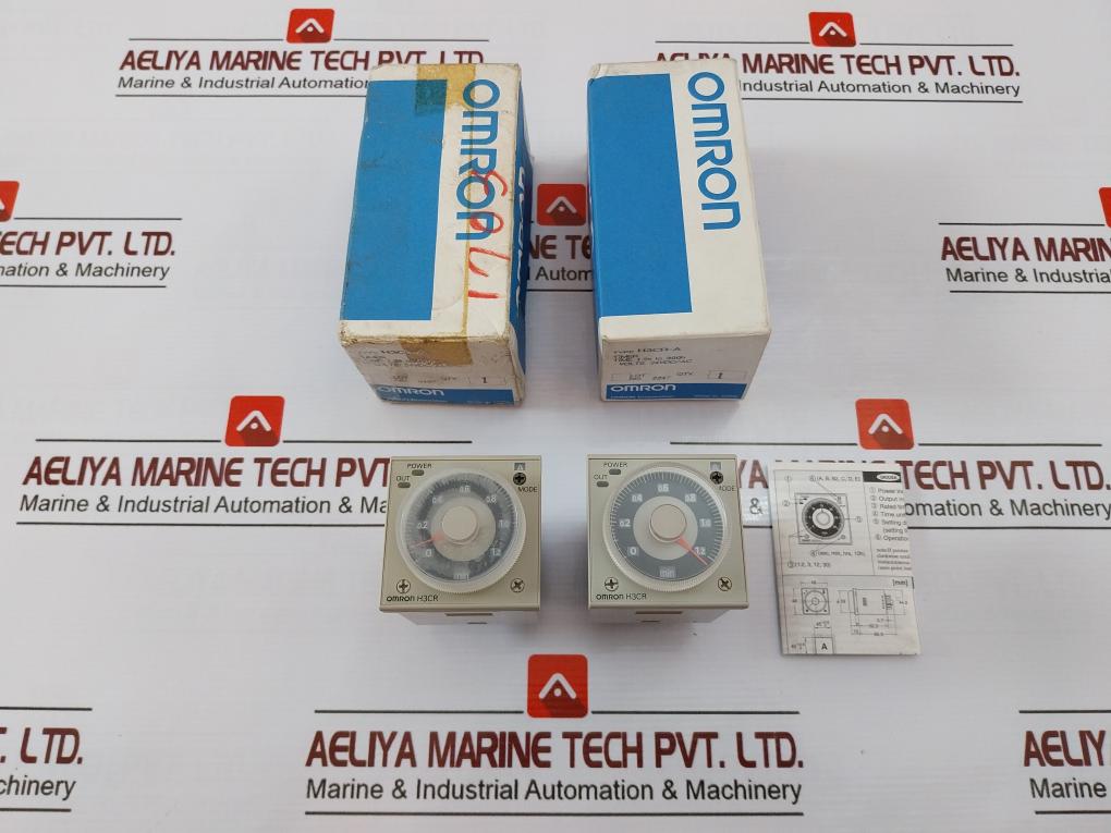 Omron H3Cr-a Solid-state Multi-functional Timer 24Vdc/Ac 5A 250Vac 0-1 ...