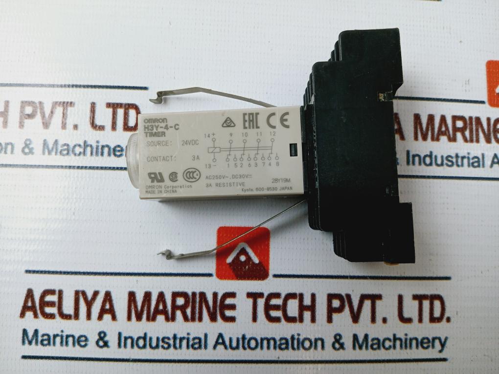 Omron H3Y-4-c Solid State Timer With Socket Szm-smf – Aeliya Marine Tech