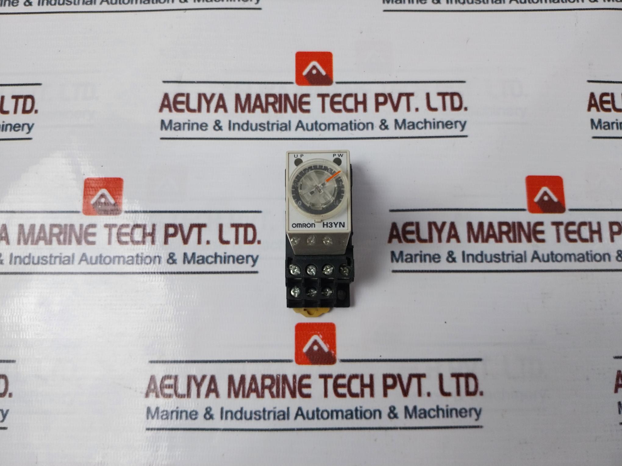 Omron H3Yn-4 Timer With Base 0.1S-10 Min – Aeliya Marine Tech