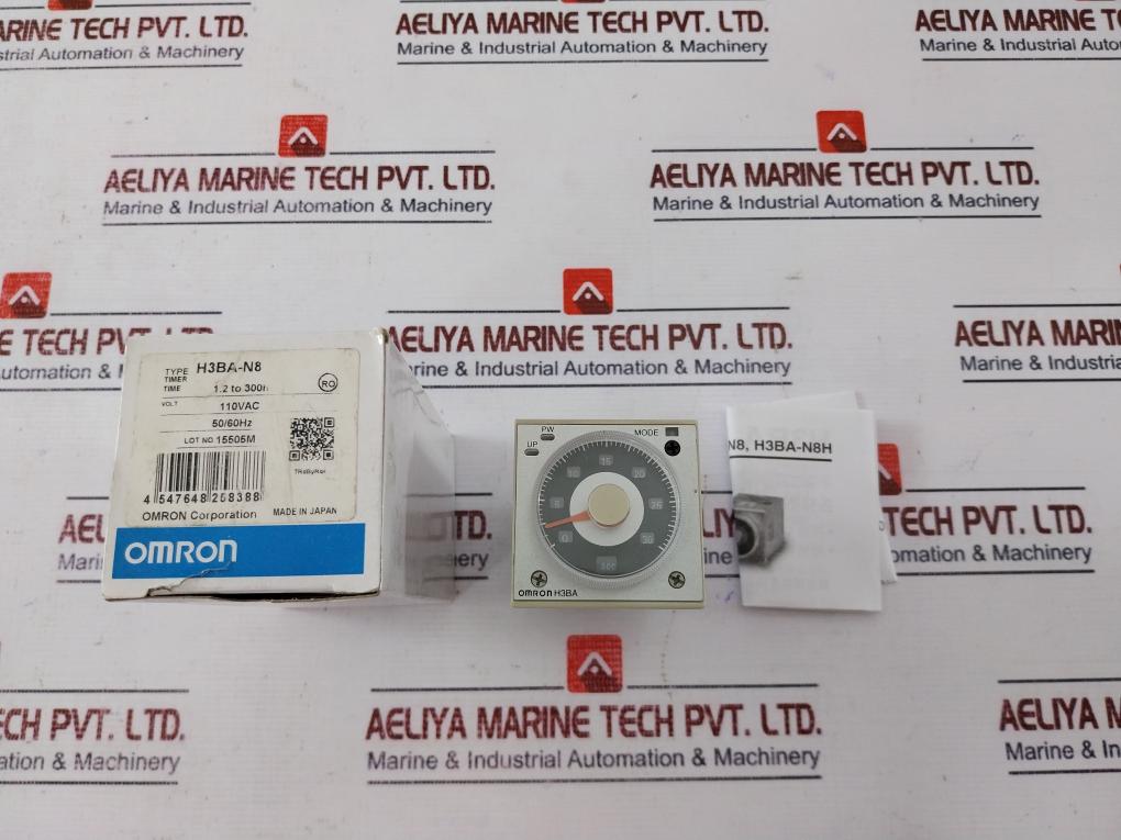 Omron H3BA-N8 Solid State Timer Relay Time 1.2 To 300h – Aeliya Marine Tech