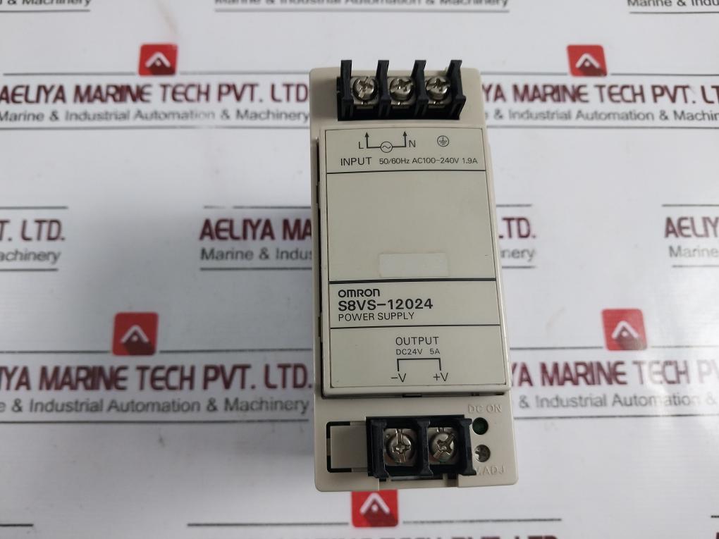 Omron S8Vs-12024 Switching Power Supply Module 24Vdc 5A 100-240Vac 1.9 – Aeliya Marine Tech