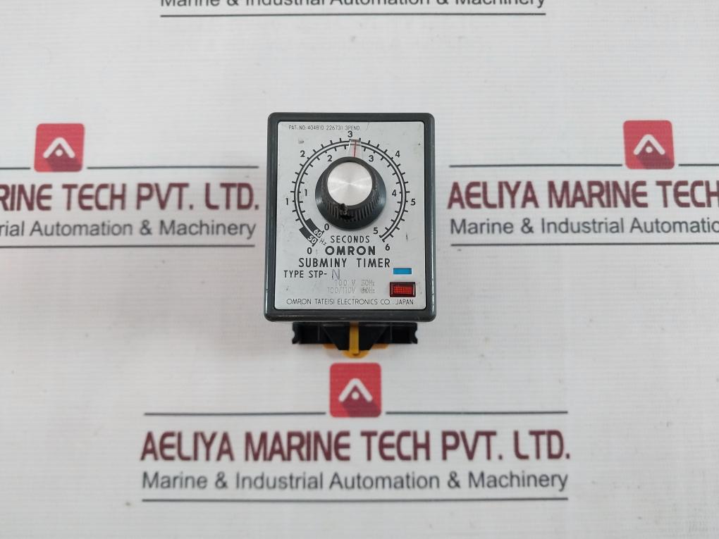 Omron Stp-n Motor Driven Timer 100/110V 60Hz – Aeliya Marine Tech