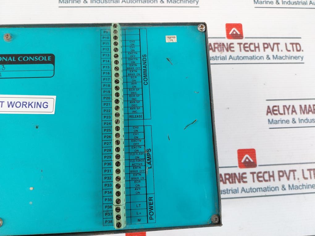 Operational Console +24V(Not Working) – Aeliya Marine Tech