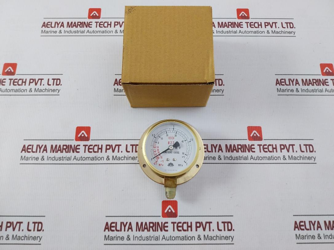 Osaka R22 Compound Pressure Gauge -0.1Mpa – 2Mpa – Aeliya Marine Tech