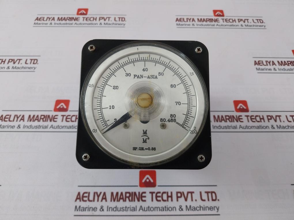 Pan-asia Sp.Gr.= 0.86 Analog Pneumatic Tank Level Indicator Gauge 0.1 ...