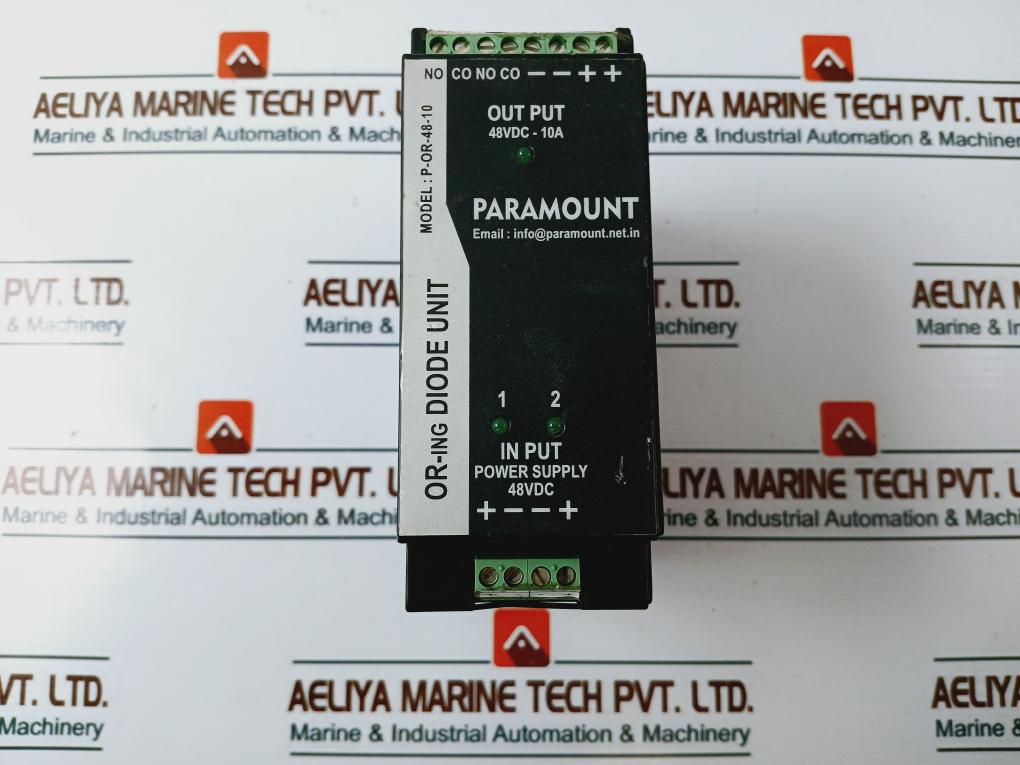 Paramount P-or-48-10 Or-ring Diode Unit 10A 48Vdc – Aeliya Marine Tech