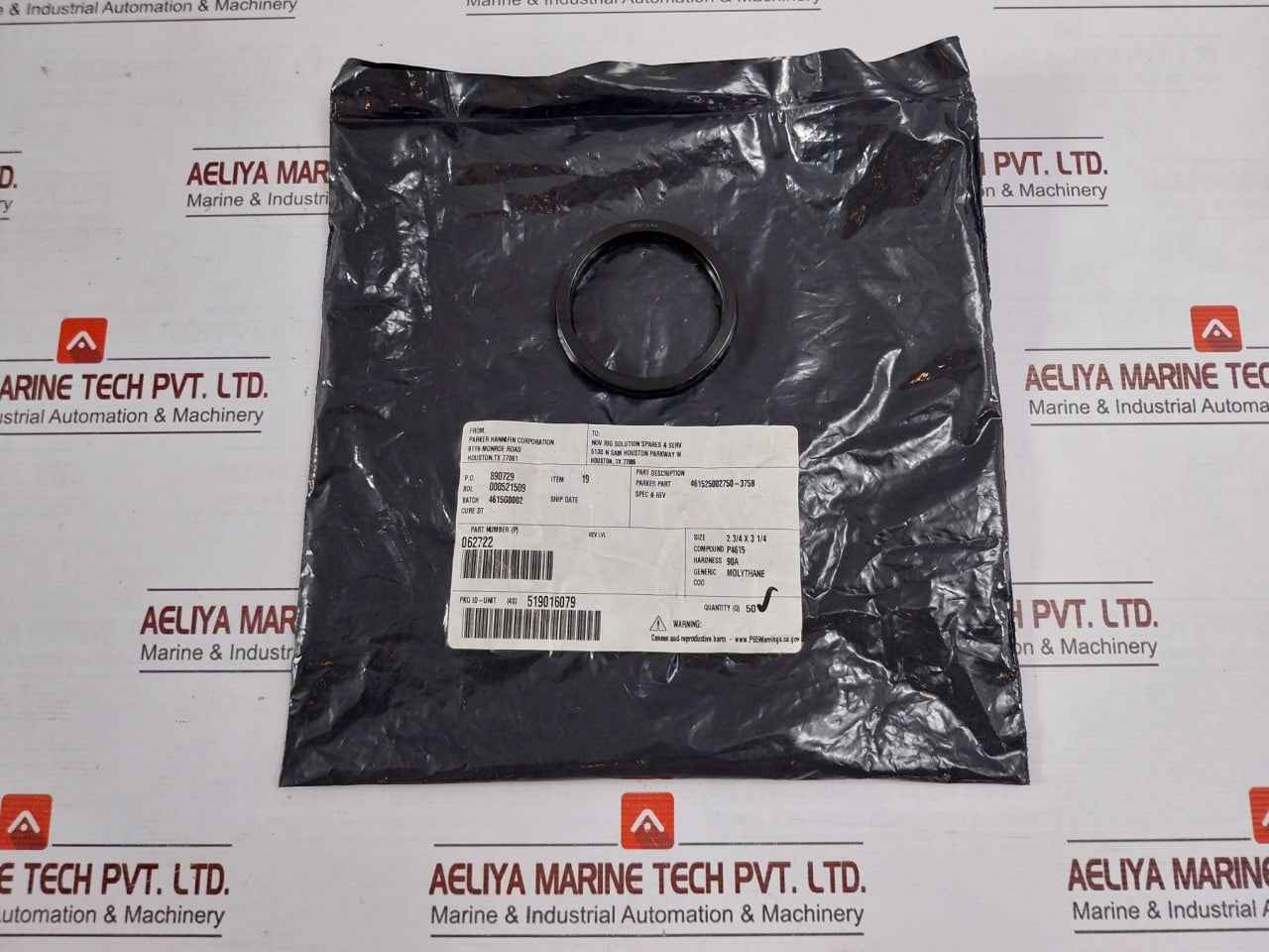 Parker 062722 Molythane Polypak Seal O-ring 2 3/4 X 3 1/4 P4615 90A ...