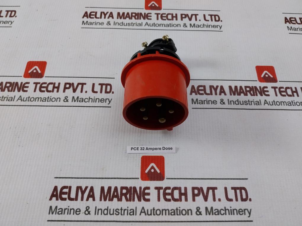Pce 32 Ampere Dose Cee Plug And Socket 5-pin 206112401 - Aeliya Marine Tech