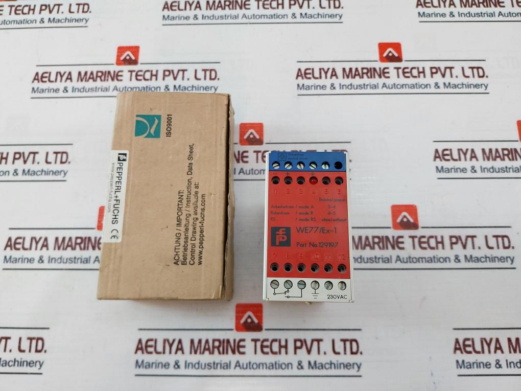 Pepperl+Fuchs We77/Ex-1 Isolated Switch Amplifier 129197 – Aeliya ...