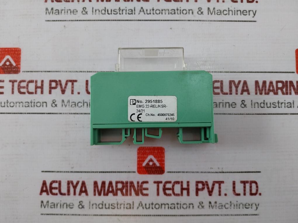 Phoenix Contact 2951885 Relay Module Emg 22-rel/Ksr-24/21 24V 16A/250V – Aeliya Marine Tech