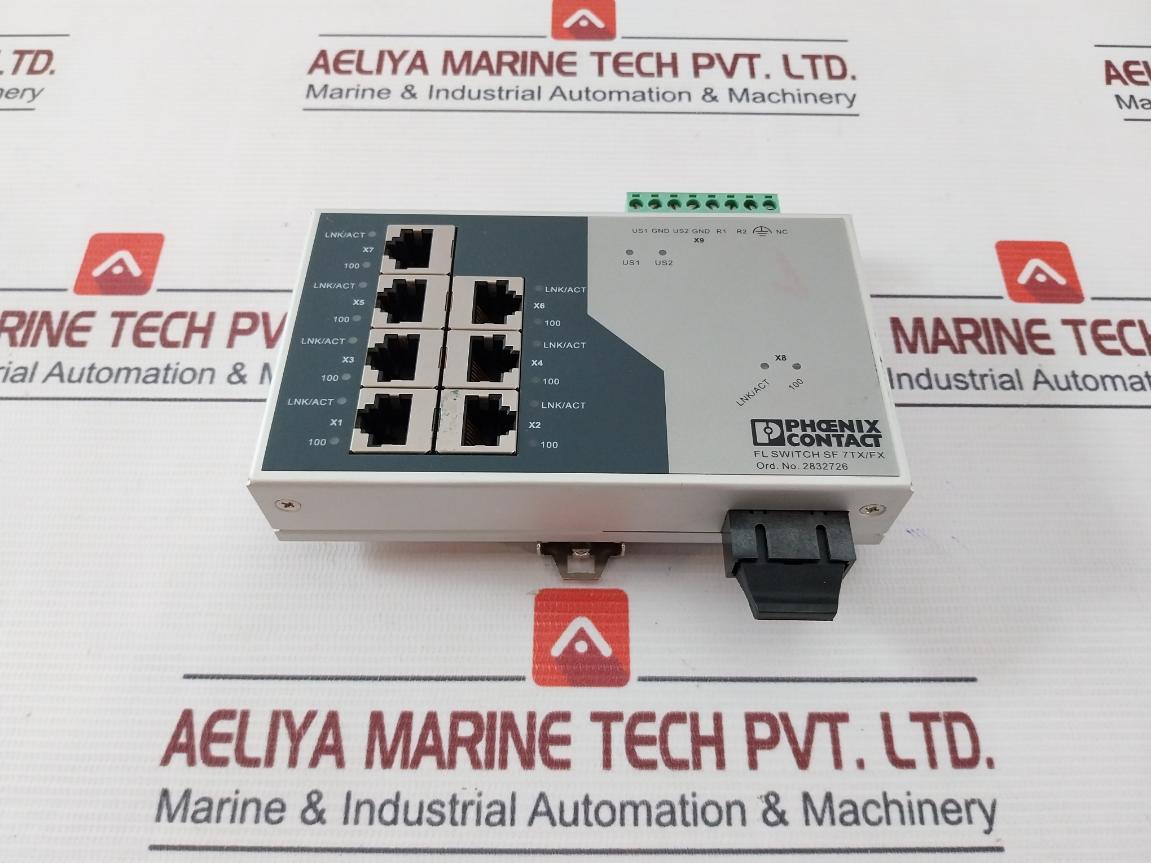 Phoenix Contact Fl Switch Sf 7Tx/Fx Industrial Ethernet Switch 24Vdc 2 ...